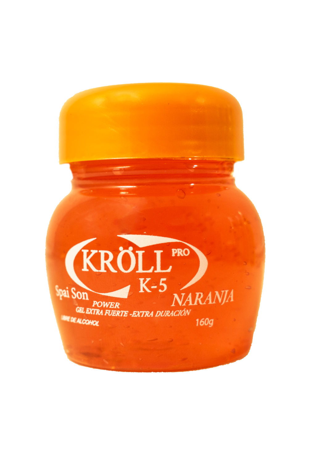 GEL EXTRA FUERTE KROLL PRO K5 NARANJA - Laboratorio Cosmenales